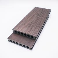 China 3D Embossed Finish Waterproof Anti-Slip WPC Decking Wood Plastic Composite Outdoor Decking for sale