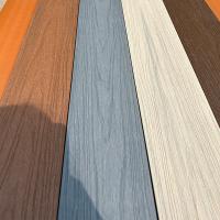 China 3D Embossed Finish Waterproof Anti-Slip WPC Decking Wood Plastic Composite Outdoor Decking for sale