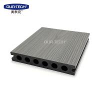 China 3D Embossed Finish 100% Waterproof Anti-Slip Textured Surface WPC Decking Composite Decking for Outdoor for sale