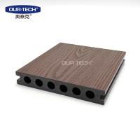 China 3D Embossed Finish 100% Waterproof Anti-Slip Textured Surface WPC Decking Composite Decking for Outdoor for sale