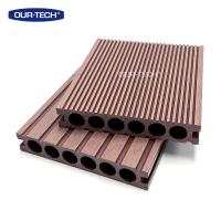 China High Quality Wood Composite Plastic Floor Outdoor Terrace European Style Wpc Decking Board Garden Floor Customized Colors for sale
