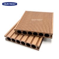 China High Quality Wood Composite Plastic Floor Outdoor Terrace European Style Wpc Decking Board Garden Floor Customized Colors for sale