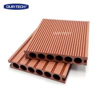 China High Quality Wood Composite Plastic Floor Outdoor Terrace European Style Wpc Decking Board Garden Floor Customized Colors for sale