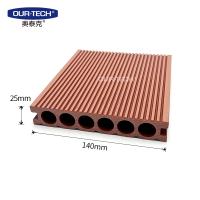 China High Quality Wood Composite Plastic Floor Outdoor Terrace European Style Wpc Decking Board Garden Floor Customized Colors for sale