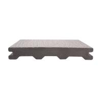 China Waterproof Anti Slip Outdoor WPC Deck Tile Board Flooring Wood Plastic Co-extrusion 3D Wood Grain WPC Composite Decking for sale