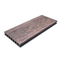 China 148*23mm WPC Decking Hot Sale Outdoor Wood Plastic Composite Floor 3D Embossing Texture Waterproof Deck Floor for sale