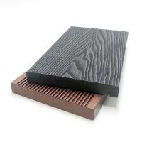 China 140*20mm WPC Wood Plastic Composite Decking ECO Friendly Anti UV Outdoor Solid Waterproof High Strength for sale