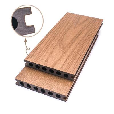 China Non-slip Moisture-Proof WPC Decking for Outdoor Use with Low Maintenance for sale