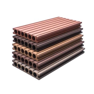 China 140*25mm Outdoor Engineered Waterproof WPC Decking Wood Plastic Composite Flooring for sale
