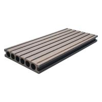 China 140*25mm Outdoor Engineered Waterproof WPC Decking Wood Plastic Composite Flooring for sale