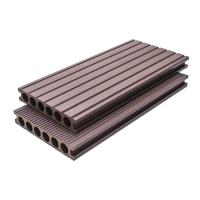 China 140*25mm Outdoor Engineered Waterproof WPC Decking Wood Plastic Composite Flooring for sale