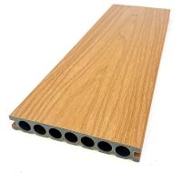 China 148*23mm Waterproof UV Resistant Second Generation Co-Extrusion WPC Decking Composite Decking Board for Outdoor Use for sale