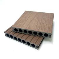 China 148*23mm Waterproof UV Resistant Second Generation Co-Extrusion WPC Decking Composite Decking Board for Outdoor Use for sale