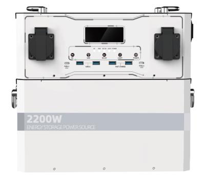 China Portable Power Station 1200Wh 2400WH Home Energy Storage Battery 110V 220V Output for sale