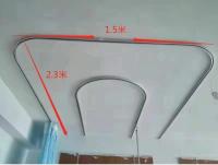 China Flatted Track Hospital Curtain Tracks U-Type/L-Type/Custom-Made/Quiet Running/Smooth Moving for sale