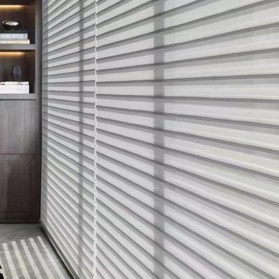China End Soft Furnishings Customized Luxurious Shangrila Blind Fabric with Light Filtering for sale