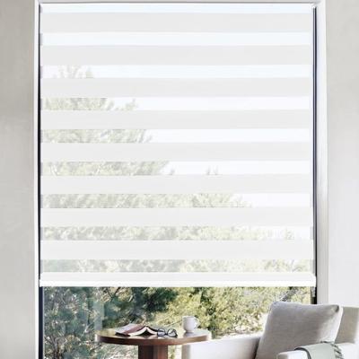 China Grey Indoor Blinds Zebra Roller Blind for Day and Night Wholesales OEM Shipping Cost for sale