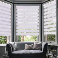 China Grey Indoor Blinds Zebra Roller Blind for Day and Night Wholesales OEM Shipping Cost for sale