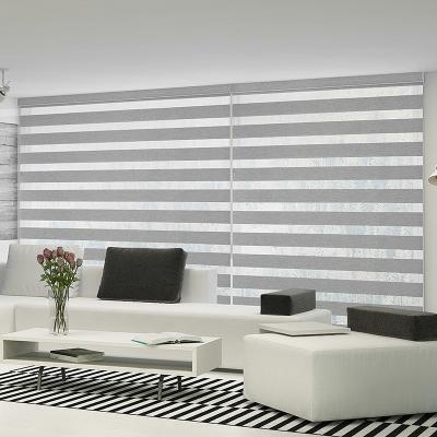 China Blackout Intelligent Control Motorized Zebra Blind with 24 Hours After-Sales Service for sale