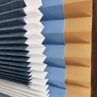China French Window Decorative Pleated Blinds Fabric Perfect Combination of Style and Function for sale