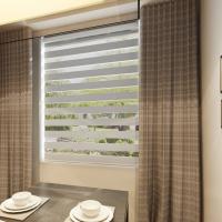China Highly Customizable Polyester Zebra Blinds for Indoor House Heat Insulation Included for sale