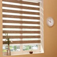 China Customized Yes Fashionable Zebra Blind for Roller Shade Day and Night Polyester Blinds for sale