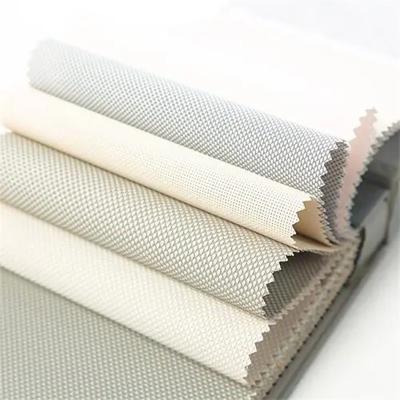 China Polyester/Fiberglasss/Linen Base Materials Electric Easy Clean Roller Blinds Fabric for sale