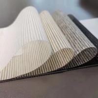 China Polyester/Fiberglasss/Linen Base Materials Electric Easy Clean Roller Blinds Fabric for sale