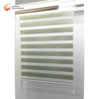 China Custom Size Electric Smart Zebra Shading Dustproof Function Window Polyester Blinds for sale