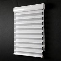 China Customized Bathroom Anti UV and Heat Insulation Electric Motorized Shangrila Blinds for sale