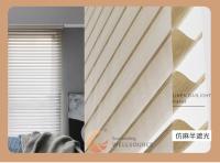 China Customized Bathroom Anti UV and Heat Insulation Electric Motorized Shangrila Blinds for sale