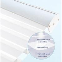 China Customized Bathroom Anti UV and Heat Insulation Electric Motorized Shangrila Blinds for sale
