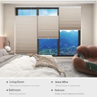 China WELLSOURCE Light Filtering/Dimout Cellular Shades Cordless, Top Down Bottom Up Blinds for Windows, 1.5
