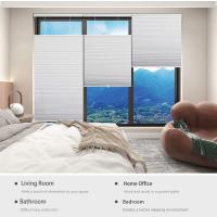China WELLSOURCE Light Filtering/Dimout Cellular Shades Cordless, Top Down Bottom Up Blinds for Windows, 1.5