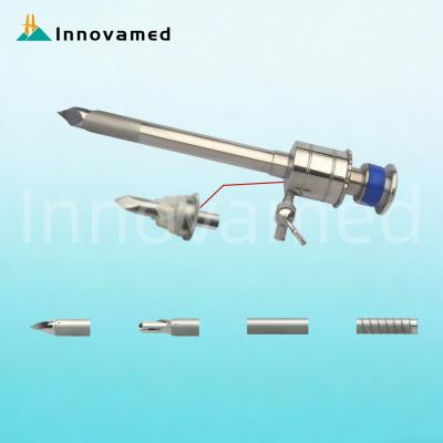 China Fully Autoclavable Laparoscopic Instruments Trocar Surgery Trocar Scilicon Sealing for sale