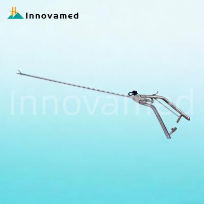 China STORZ 330MM TITANIUM ALLOY TUNGSTEN CARBIDE INSERTS LAPAROSCOPIC NEEDLE HOLDER WITH PISTOL GRIP for sale