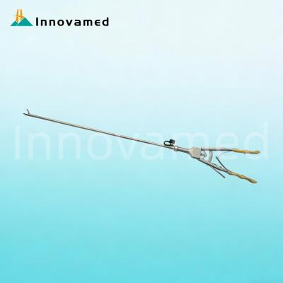 China STORZ 330MM STAINLESS STEEL LAPAROSCOPIC EQUIPMENT V SHAPE SURGERY NEEDLE HOLDER for sale