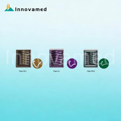 China Laparoscopic Surgery Tools Polymer Ligation Clips Hemolock Clips ML L XL Size for sale