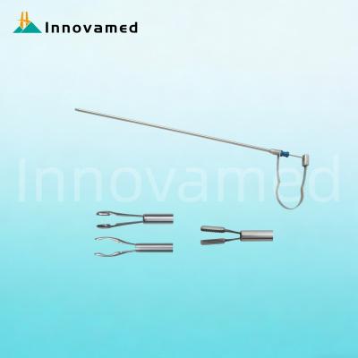 China Sugery Reusable Laparoscopic Instruments 5x330mm Spring Grasping Forceps for sale