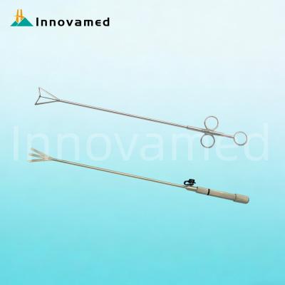 China 330mm 450mm Laparoscopy Intruments Turnable Fan Shaped Forceps And Retractor for sale