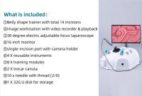 China ARTISPAN BELLYSIM V16RP LAPAROSCOPY SIMULATOR WITH ELECTRIC ADJUSTABLE FOCUS SCOPE for sale
