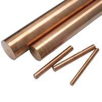 China 99.9% Pure Copper C11000 C101 Round Copper Bar For Industrial Ground Rod for sale