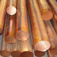 China 99.9% Pure Copper C11000 C101 Round Copper Bar For Industrial Ground Rod for sale