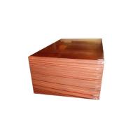 China Pure Thick Red Copper Sheet Good Thermal Conductivity for sale