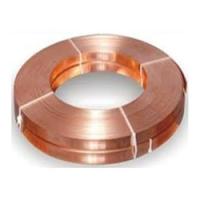 China Red Electrical Components Copper Strip with ±0.1mm From China for sale