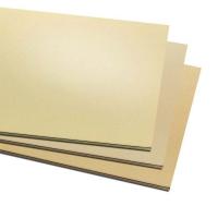 China Rolled Sheet/Plate Brass Sheet With 1mm Thickness For Decorative Applications for sale