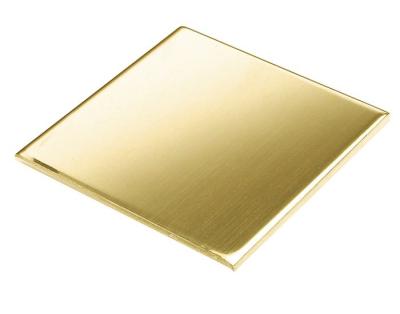 China Ductile Pure 99.90%min Brass Flat Sheet High Tensile Strength for sale