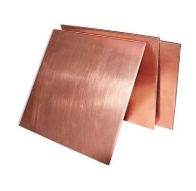 China 4mm C1100 Red Copper Sheet Good Mechanical Properties for sale