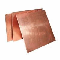 China 4mm C1100 Red Copper Sheet Good Mechanical Properties for sale