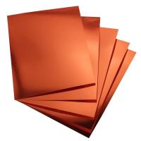 China Best Selling High Purity Red Copper Sheet Polished Surface 0.5mm Thickness for sale